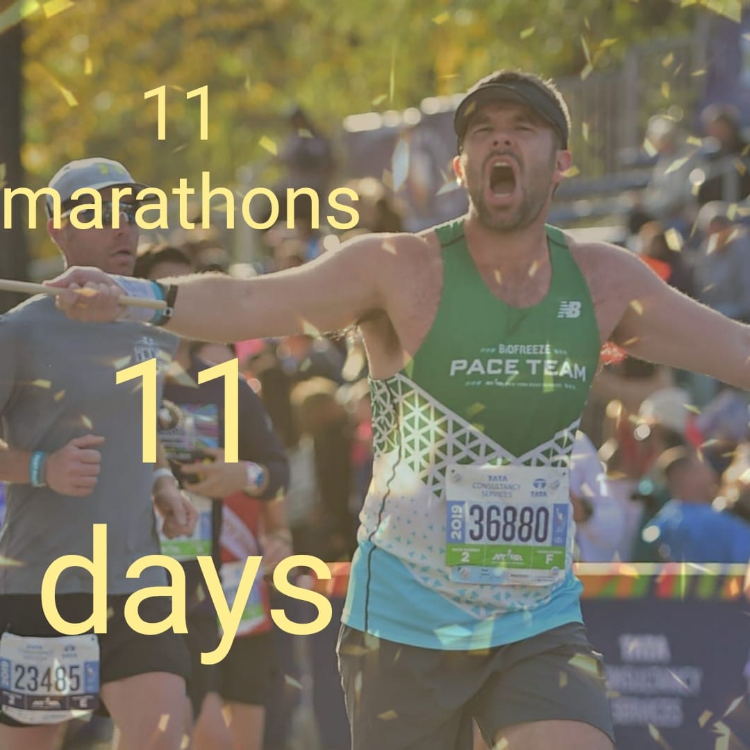 11 Marathons IN 11 Days – pickupthepacepaul